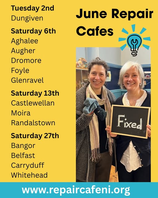 13 Repair Cafes in a single month and it’s happening in June – Join the ...